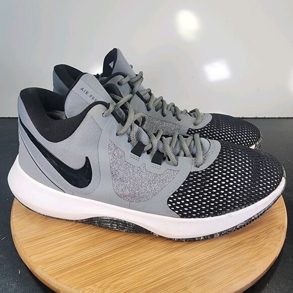 Nike | Shoes | Mens Nike Mens Air Precision Ii Sz 2 10447 Grey Mesh ...